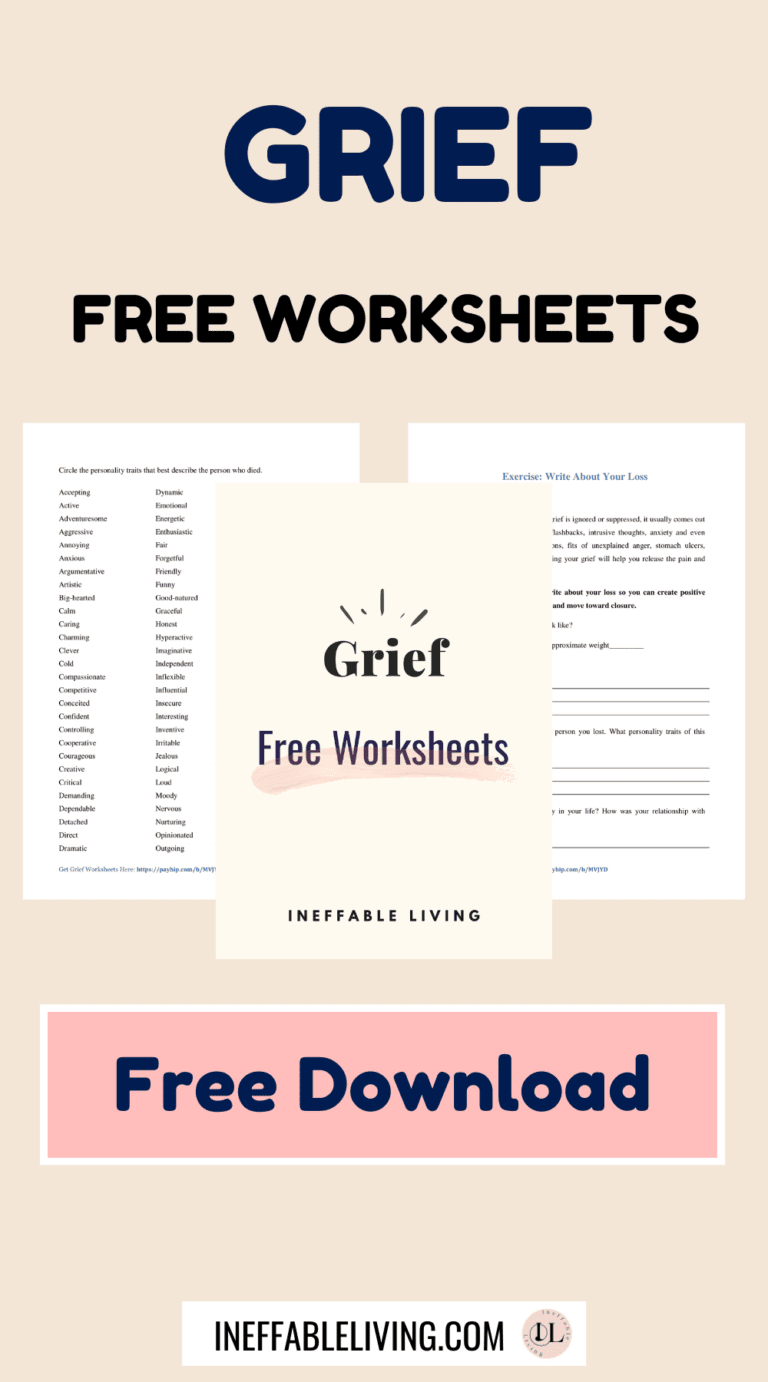 ACT For Grief and Loss: 6 Powerful Tools and Worksheets to Help You ...