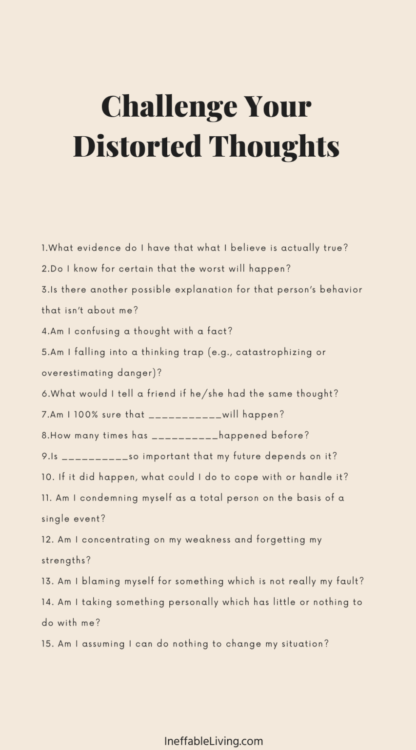 Negative Core Beliefs List (+8 Tips On How To Challenge Them)