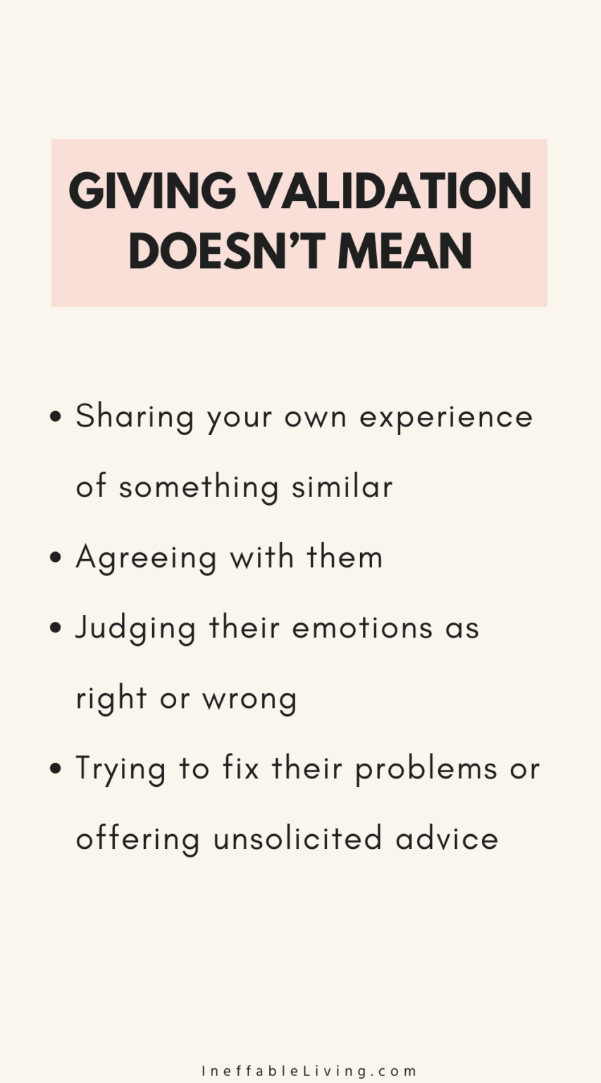 How To Validate Someones Feelings Without Agreeing Pdf Examples Of