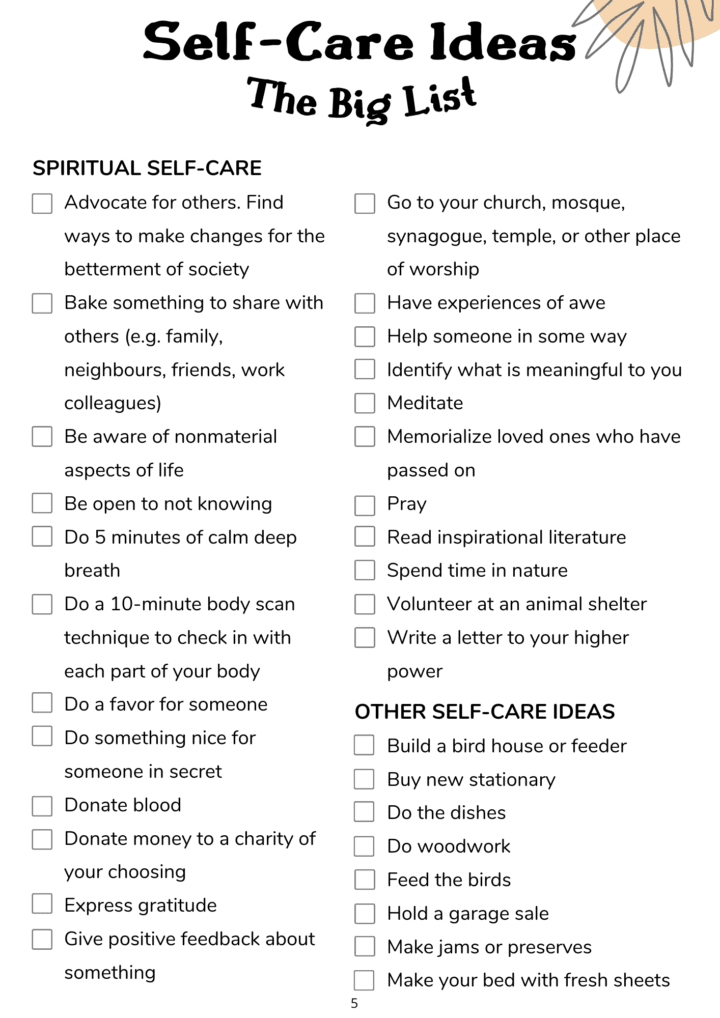 +100 Free Mental Health Worksheets – Printable PDF Library