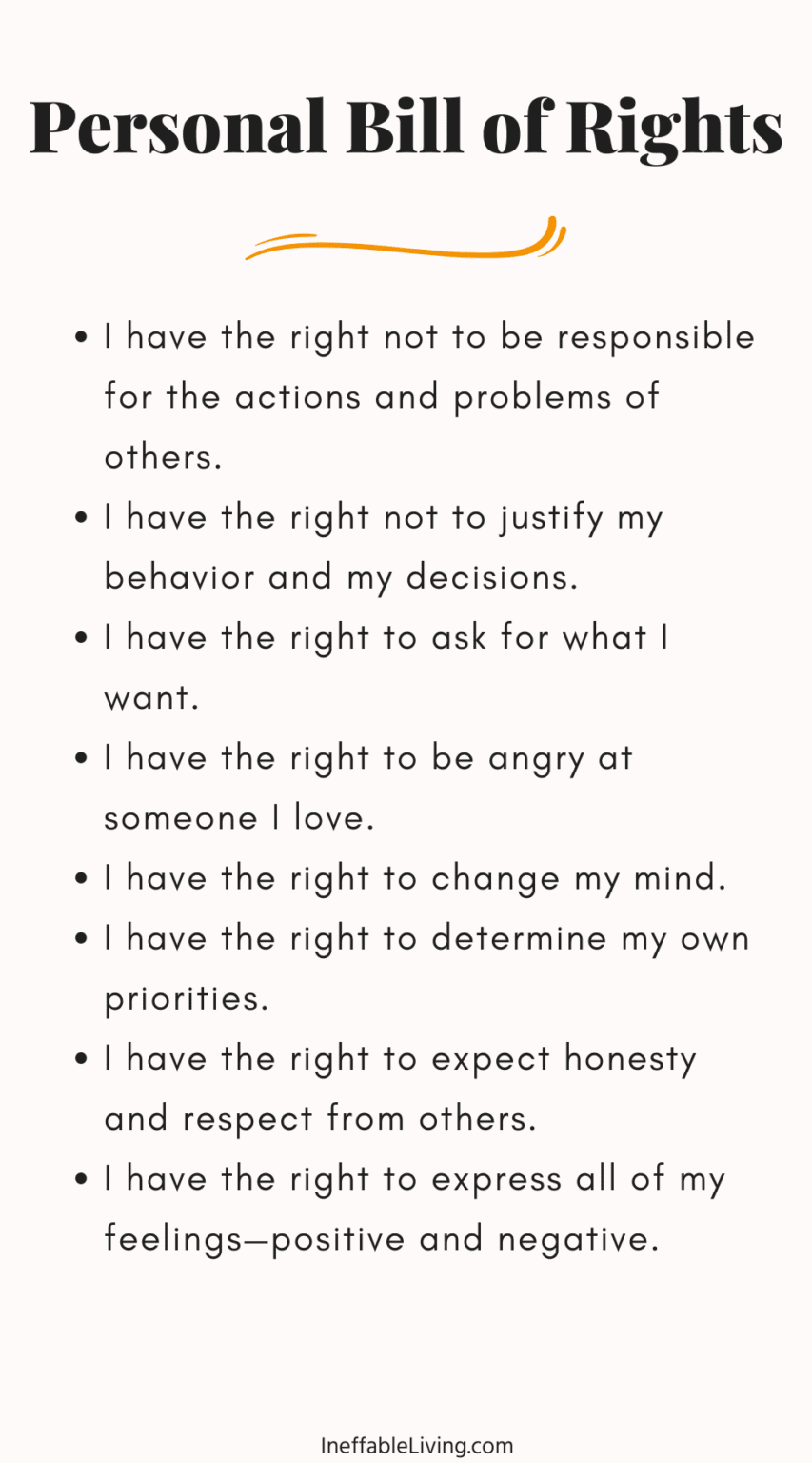 Personal Bill of Rights (+FREE PDF Download)