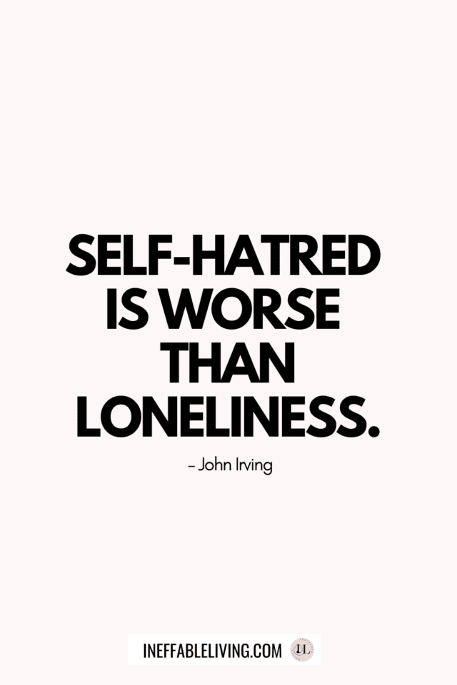 Top 21 Self-Hate Quotes