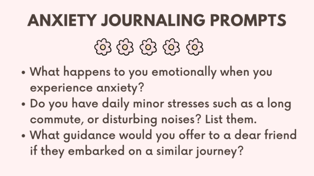 Best 100 Anxiety Journaling Prompts (+FREE Anxiety Worksheets)