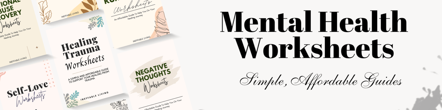Free Mental Health Worksheets – Printable PDF Library
