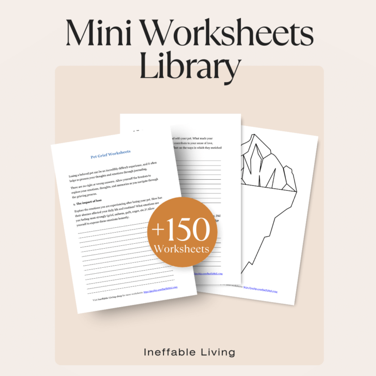 +100 Free Mental Health Worksheets – Printable PDF Library
